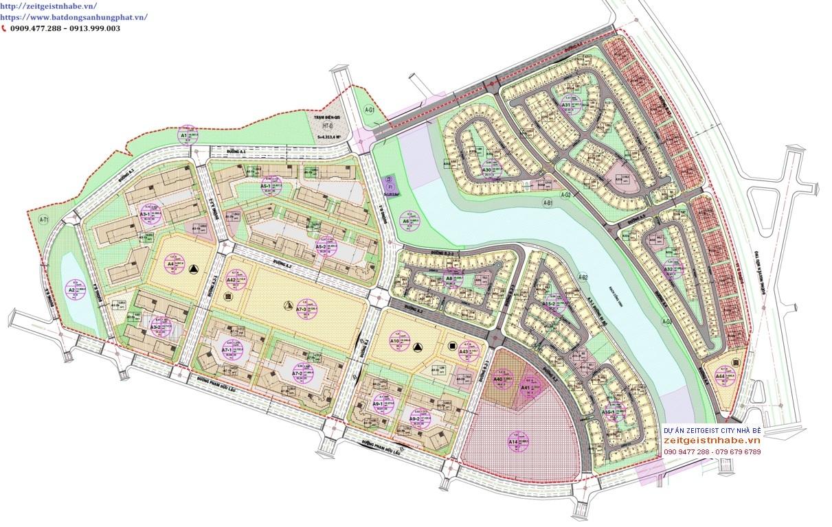 Phân khu Zeit River County 1 - Khu đô thị GS Metrocity